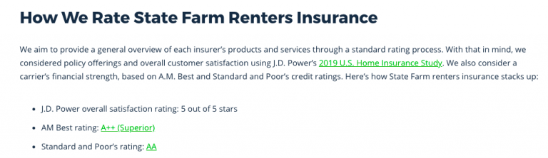 State Farm Renters Insurance Review: Pros & Cons, Pricing, and Features